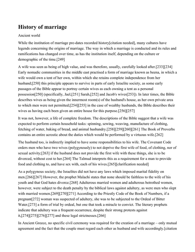 History of marriage | PDF | Wedding | Personal Celebrations & Life Events