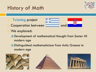 History of math - intoductory | PPT