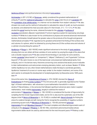 History of mathematics | DOCX