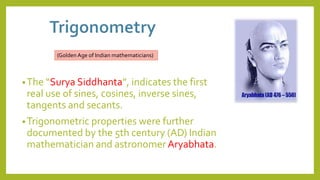 History of Mathematics (India) | PPTX