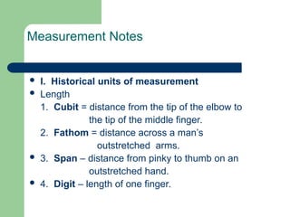 History of Measurement.how to measure unit | PPT