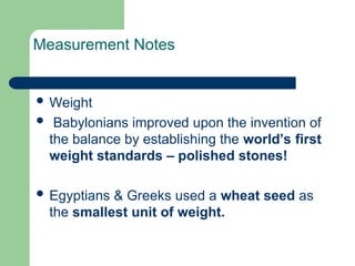 History of Measurement.how to measure unit | PPT