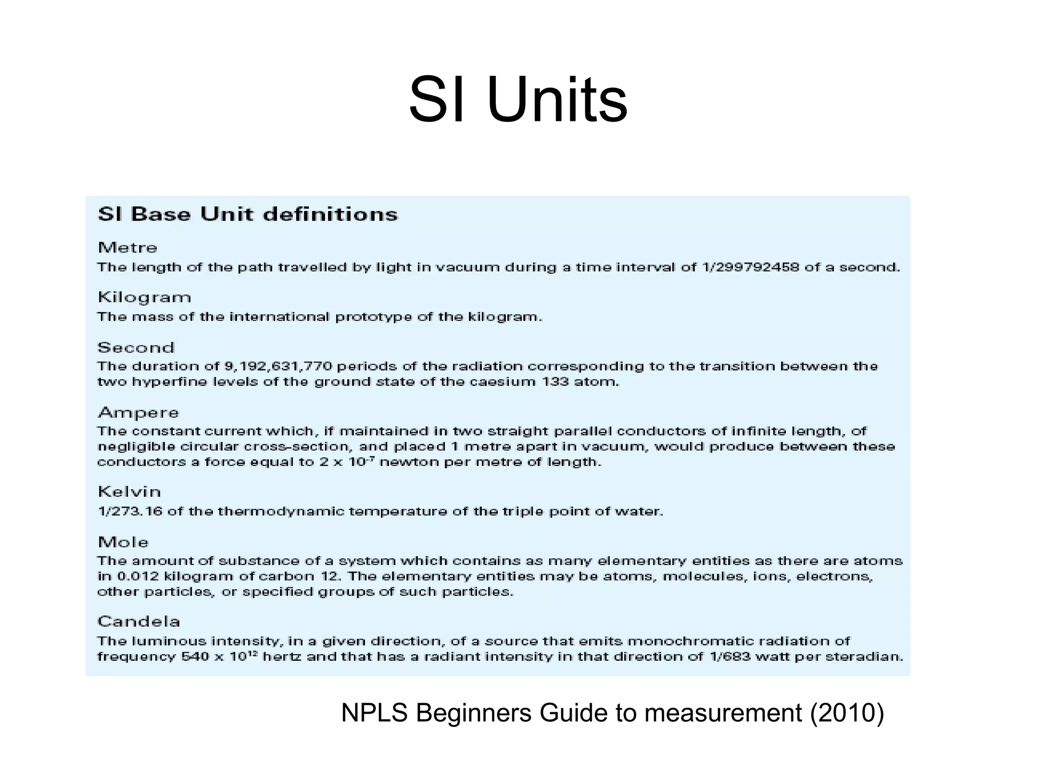History of measurements | PPT
