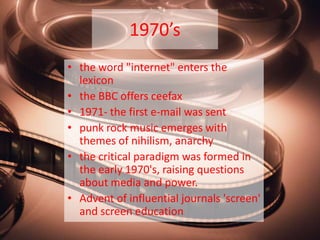History of media | PPTX