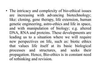 History of medical bioethics | PPTX