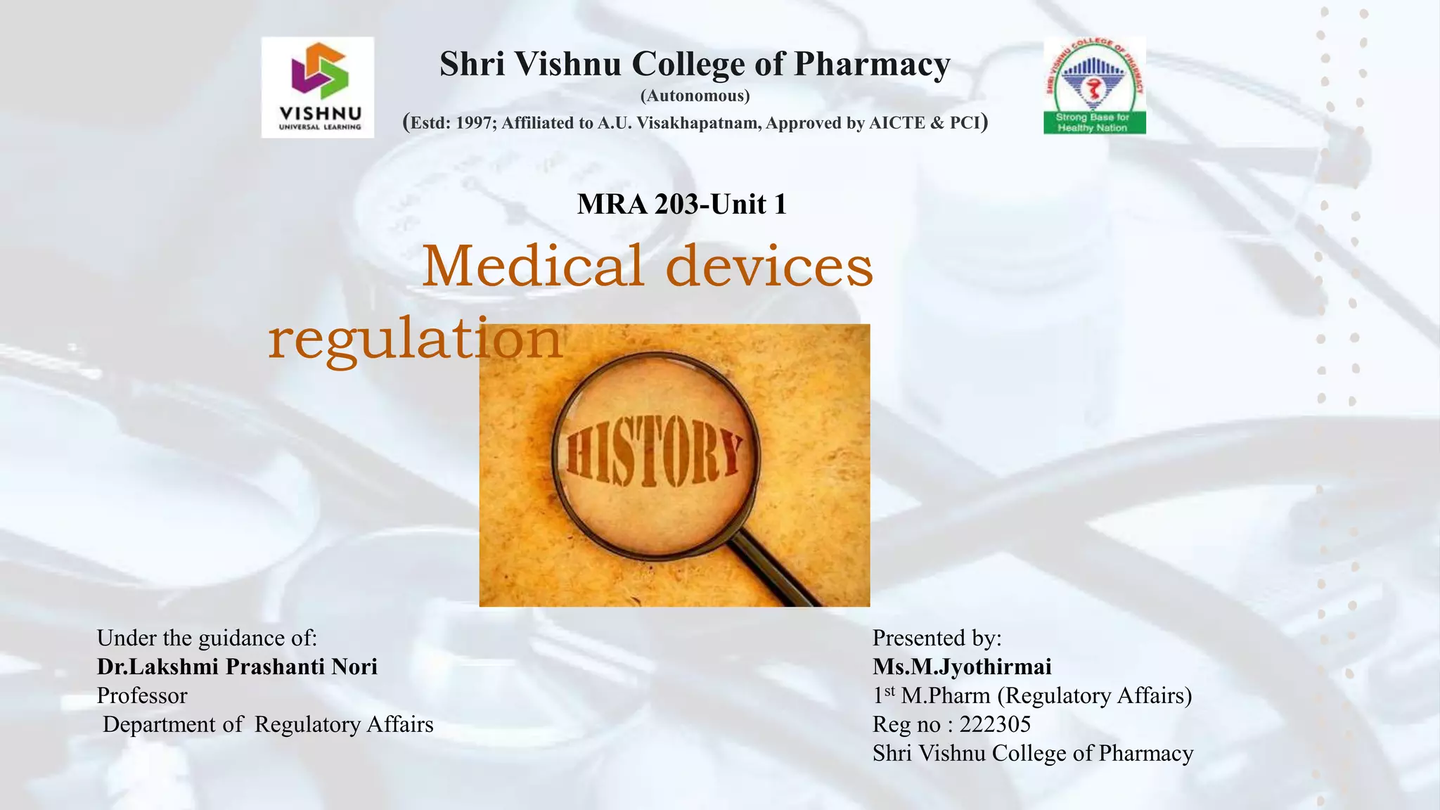 History of medical devices | PPTX