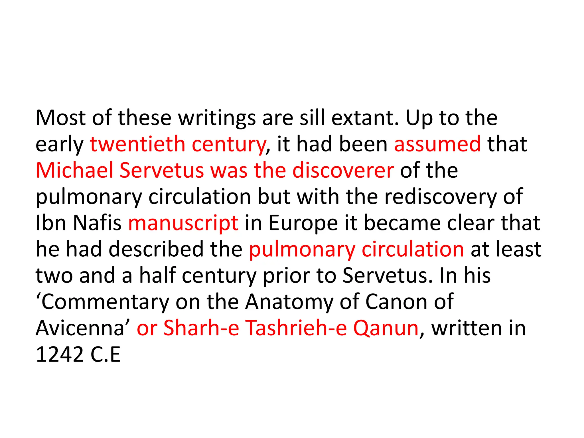 A Brief History of the Discovery of the Circulation of Blood in the ...