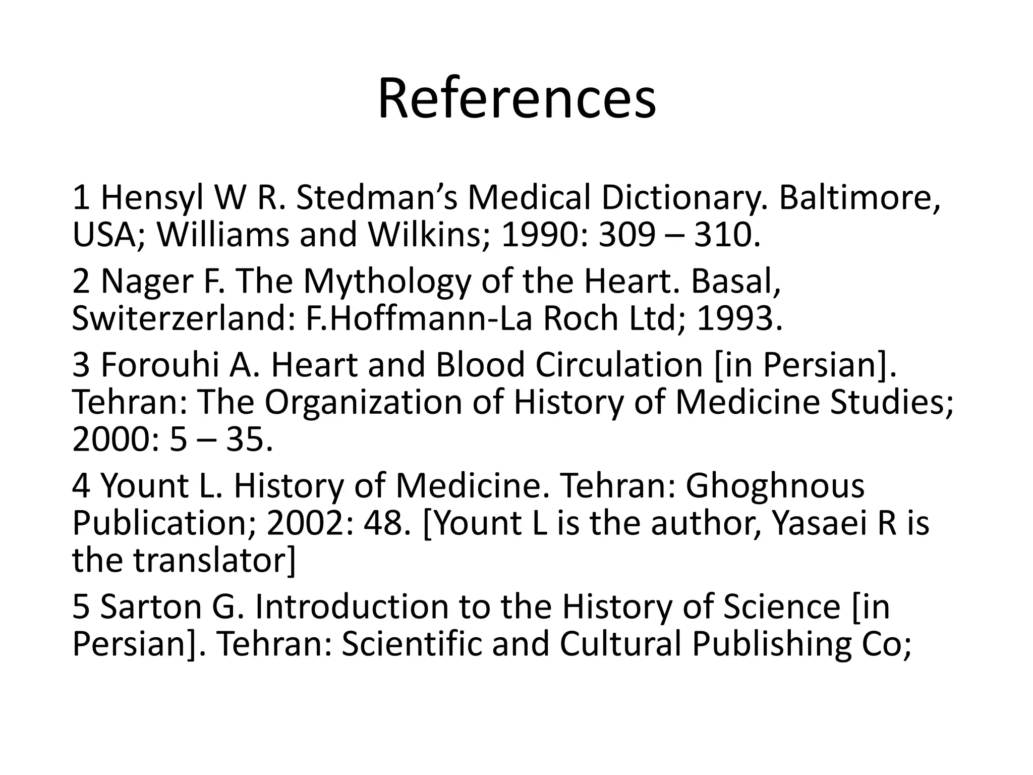 A Brief History of the Discovery of the Circulation of Blood in the ...