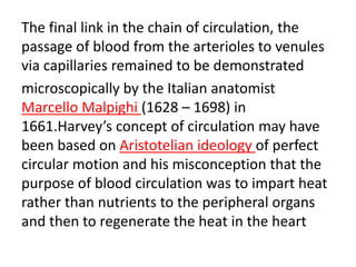A Brief History of the Discovery of the Circulation of Blood in the ...