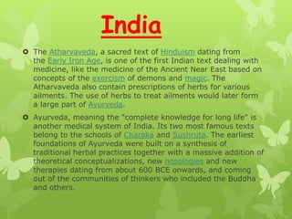 History of medicine of ancient india | PPTX