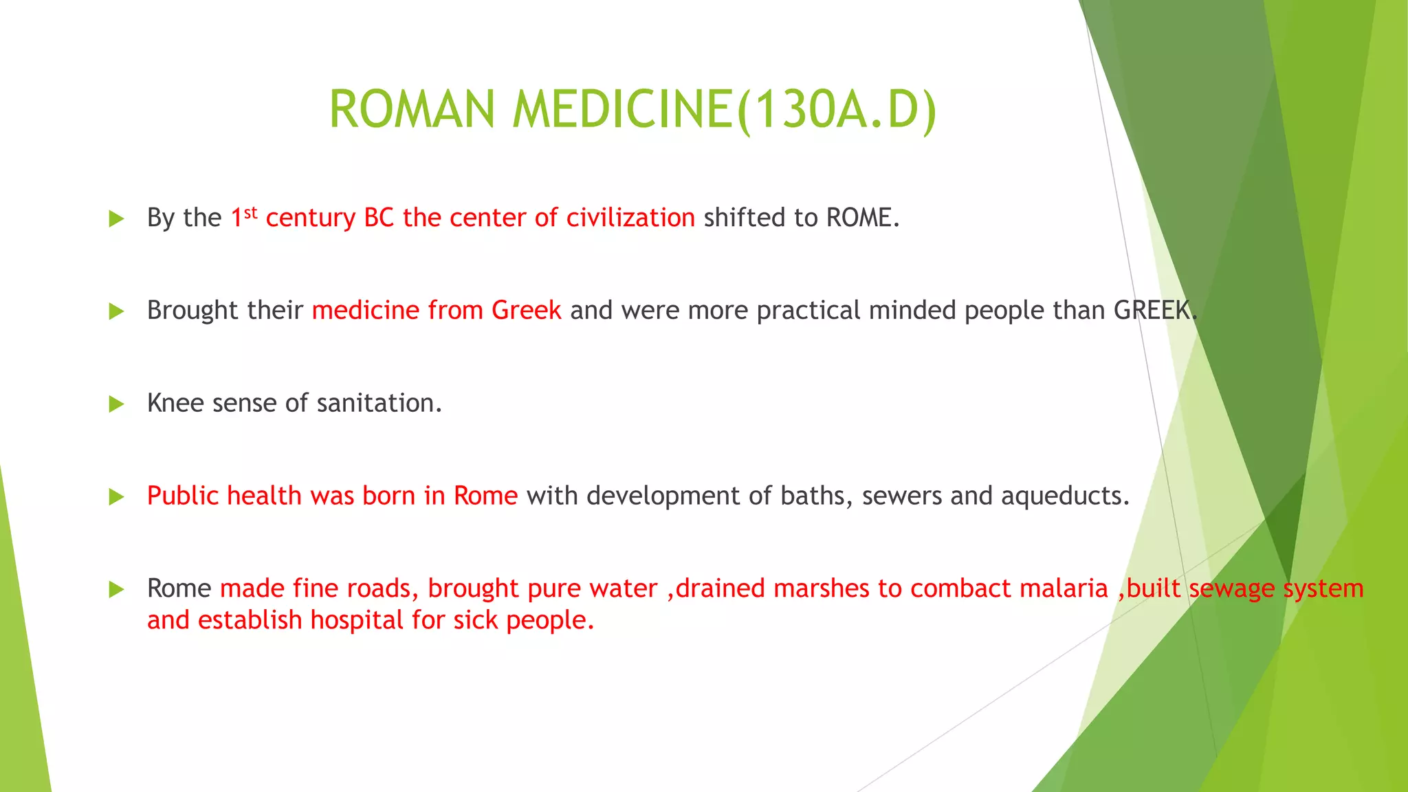 History of medicine | PPTX