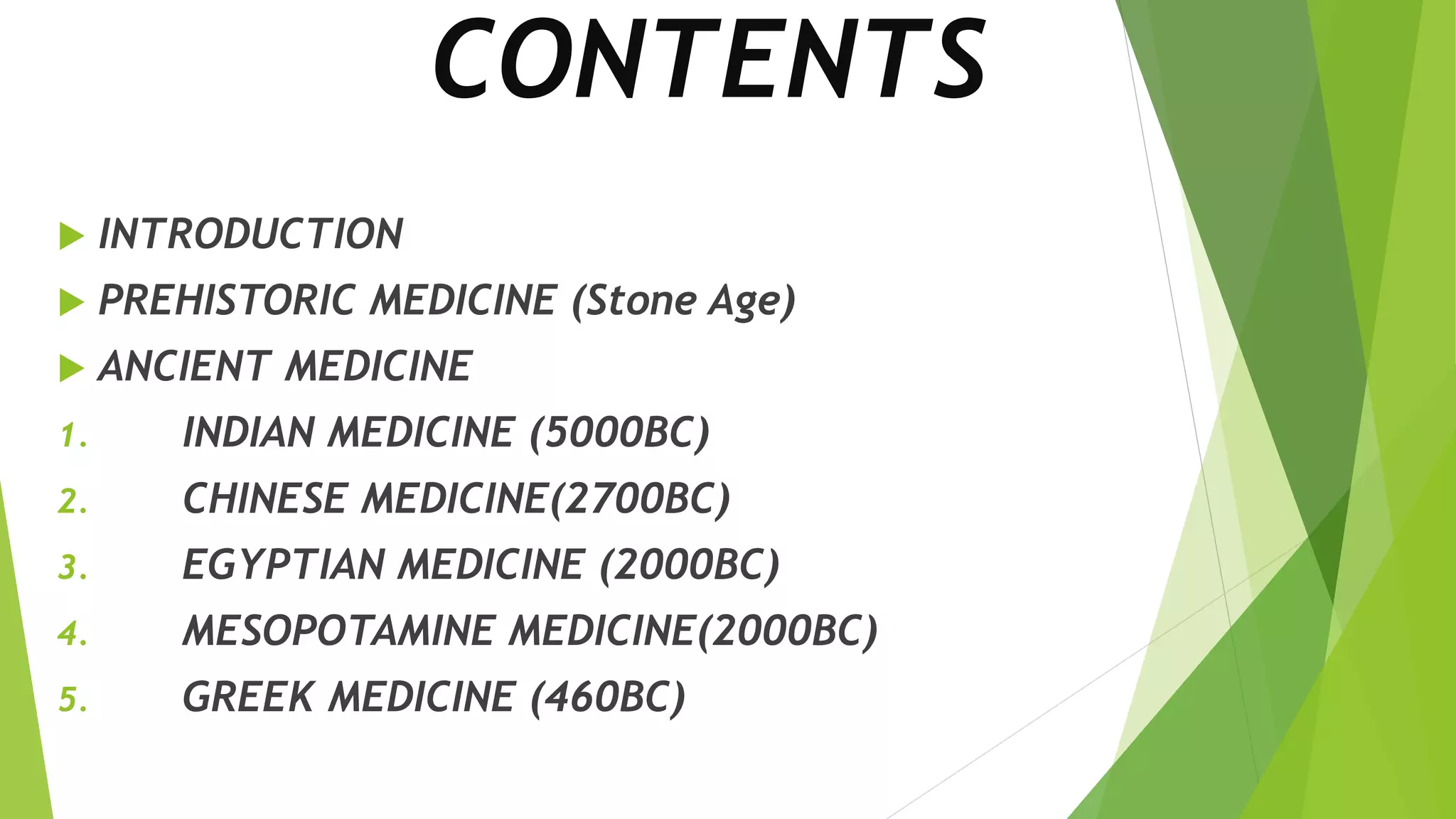 History of medicine | PPTX