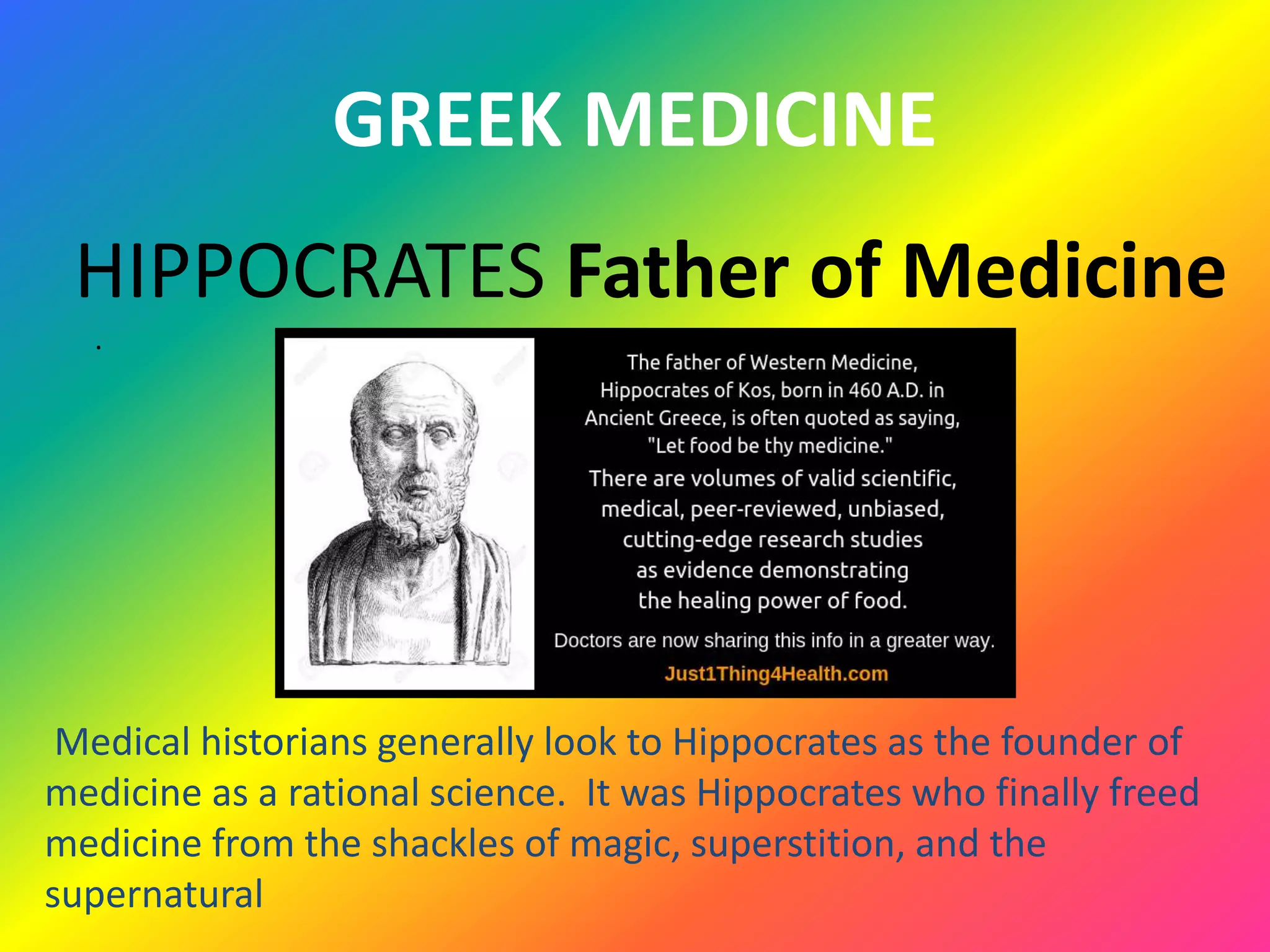 History of medicine with evolution of homeopathy | PPTX