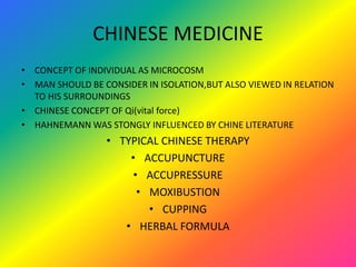 History of medicine with evolution of homeopathy | PPT