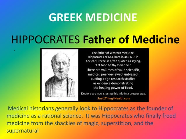 History of medicine with evolution of homeopathy | PPT