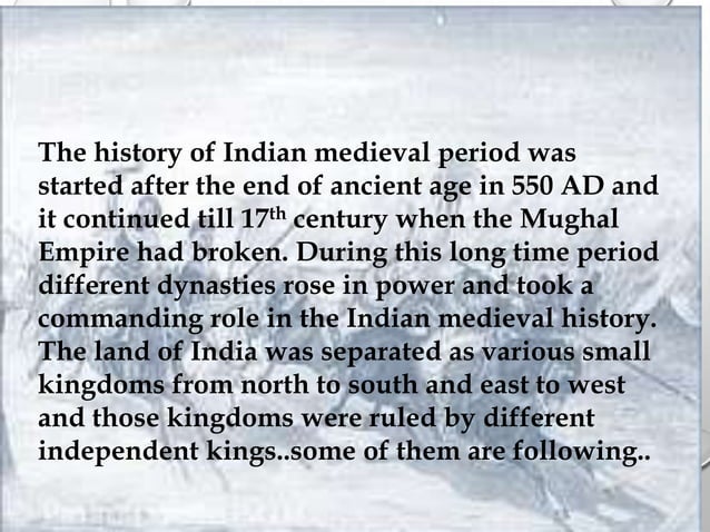 HISTORY OF MEDIEVAL PERIOD | PPTX | Hinduism | Religion & Spirituality