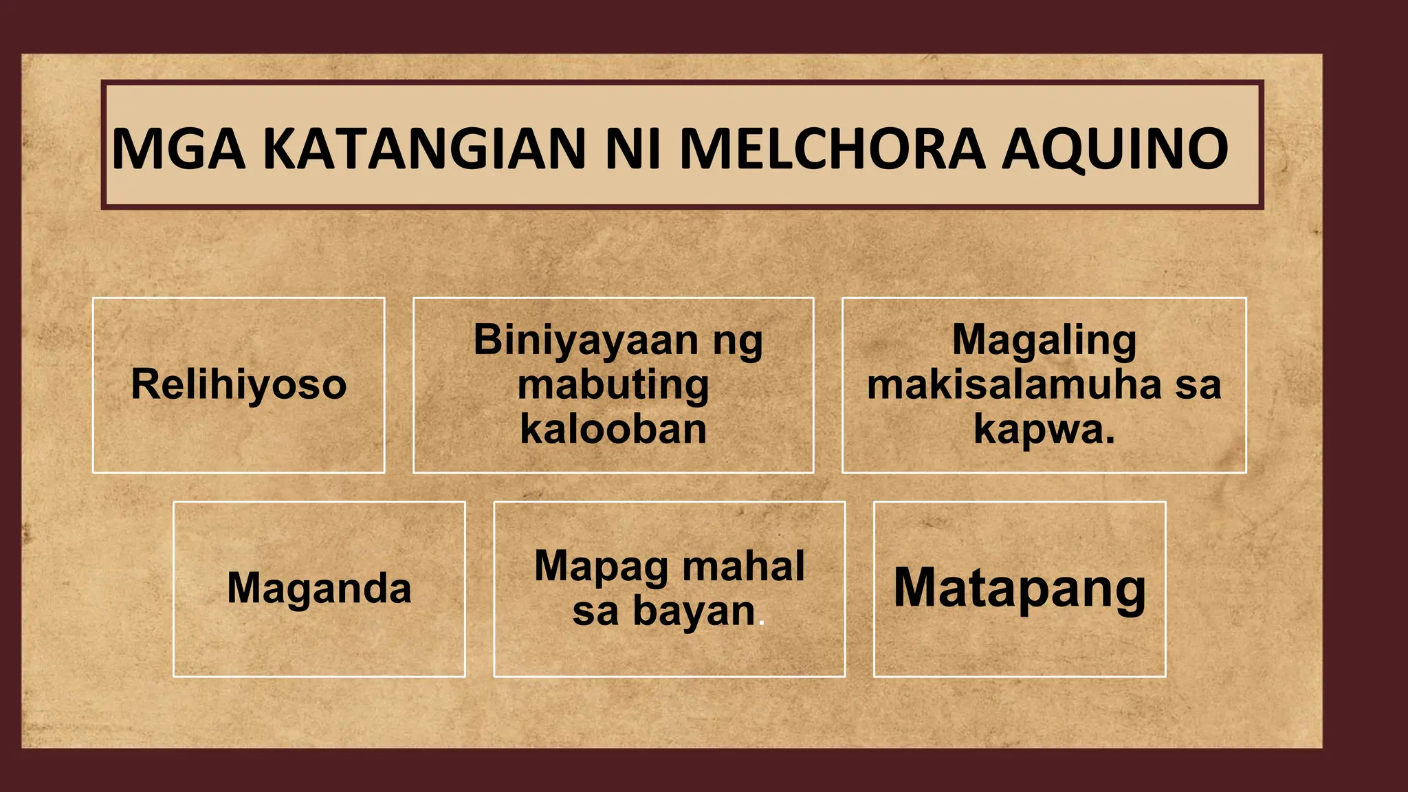 History of melchora aquino(araling .pptx