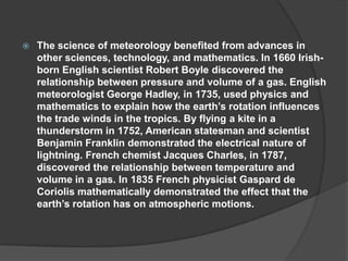 History of meteorology | PPTX