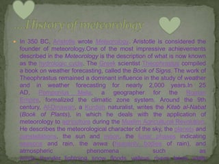 History of meteorology.. | PPT