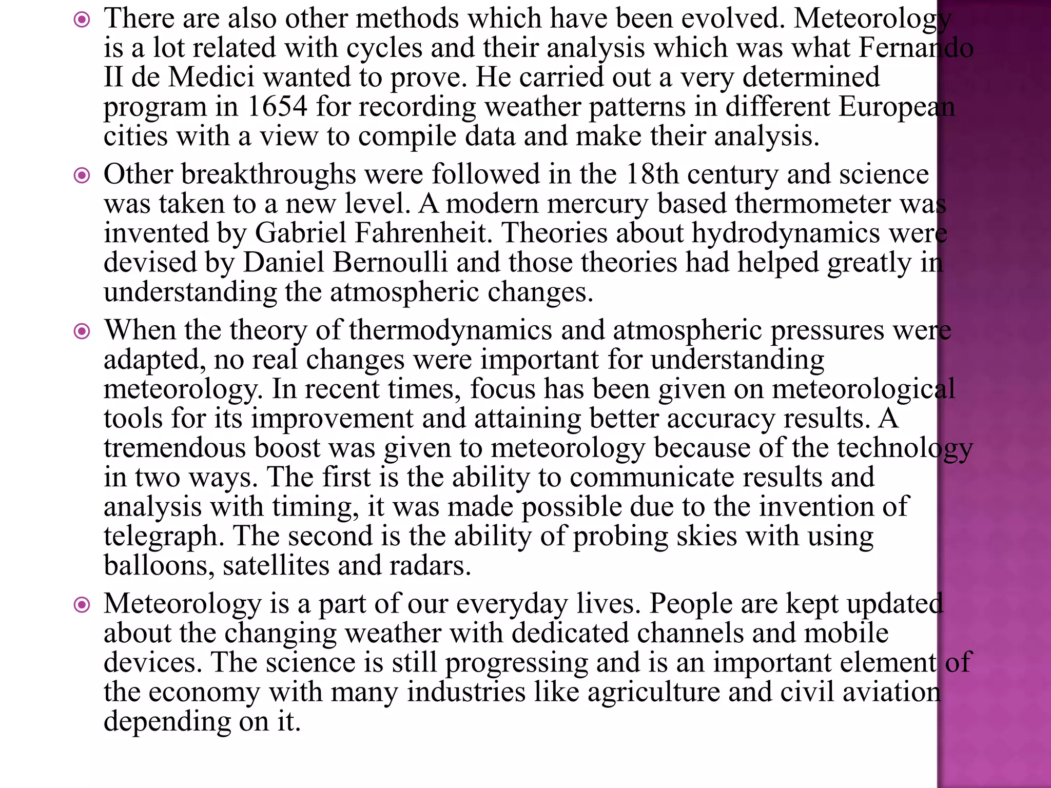 History of meteorology | PPTX