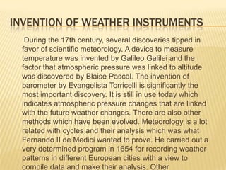 History of meteorology | PPT