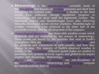 History of meteorology | PPTX