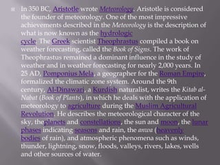 History of meteorology | PPT