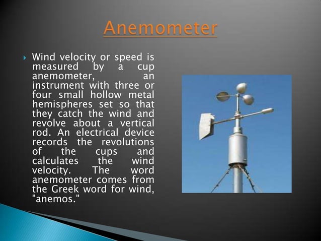 History of meteorology and invention of weather instruments | PPT