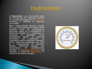 History of meteorology and invention of weather instruments | PPTX ...