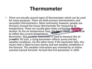History of metereology | PPTX | Physics | Science