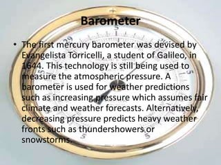 History of metereology | PPTX | Physics | Science
