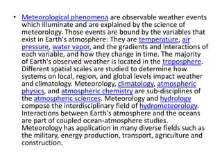 History of metereology | PPTX | Physics | Science