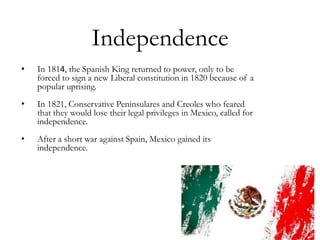 History of Mexico: Creation of a Nation (Independence and Revolution ...