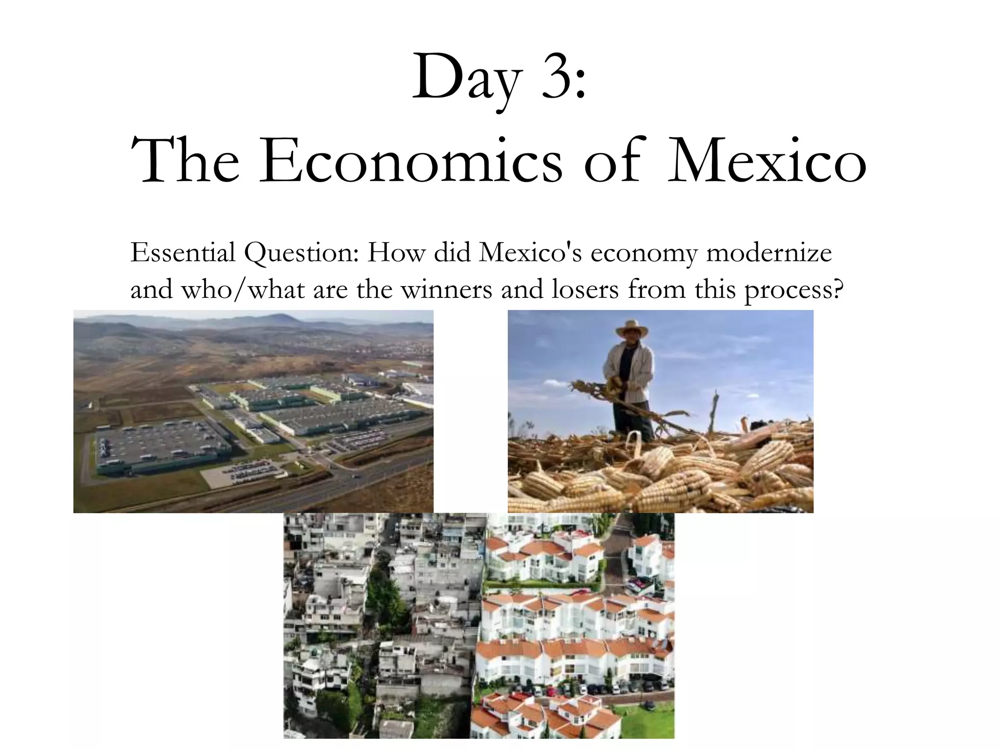 History of Mexico Lecture 3 - Modern Mexico | PPTX