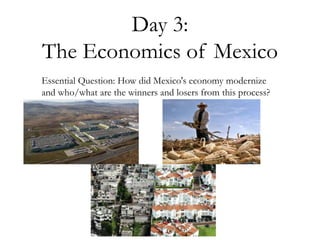 History of Mexico Lecture 3 - Modern Mexico | PPT