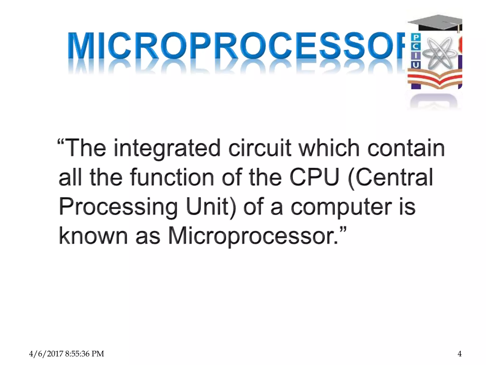 Evolution of INTEL Microprocessor | PPT