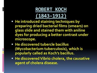 History of microbiology | PPTX