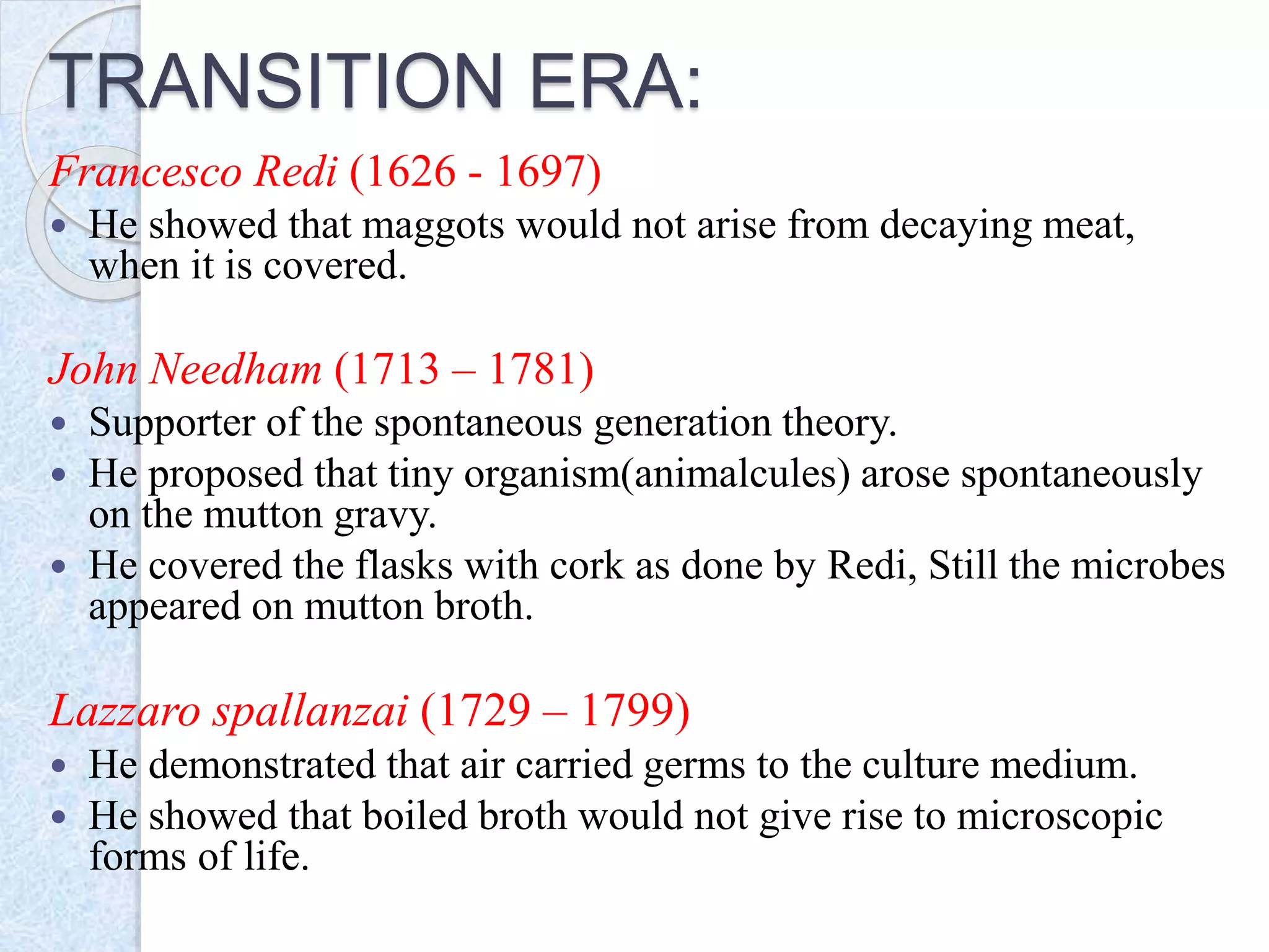 History of microbiology | PPTX