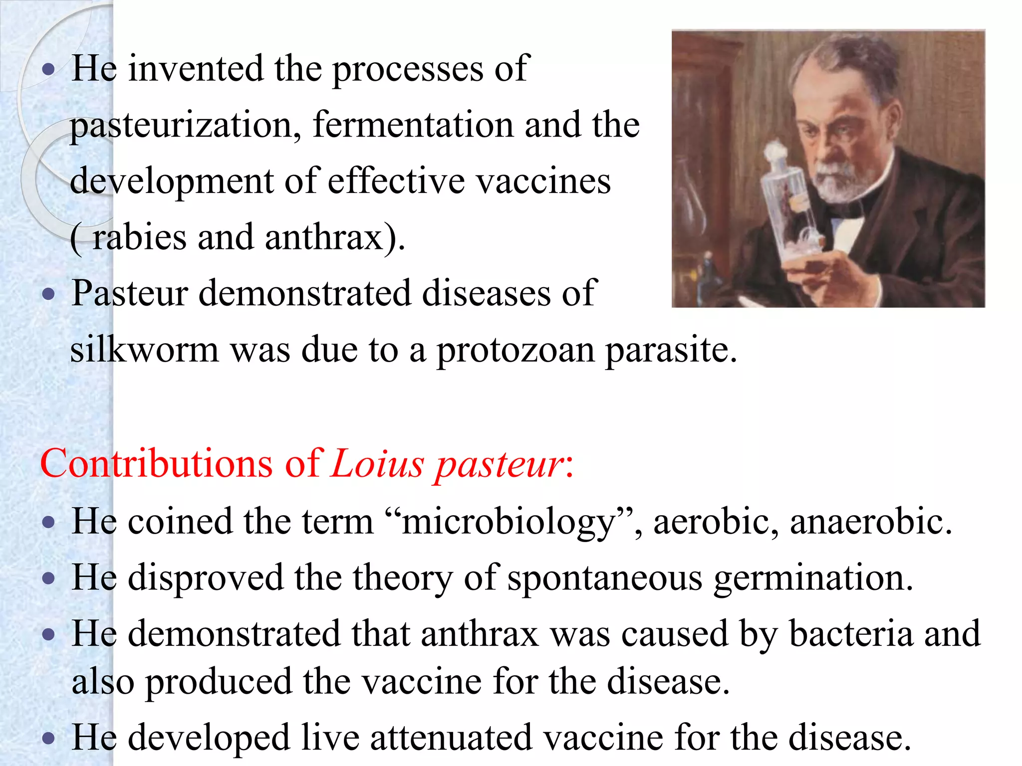 History of microbiology | PPTX