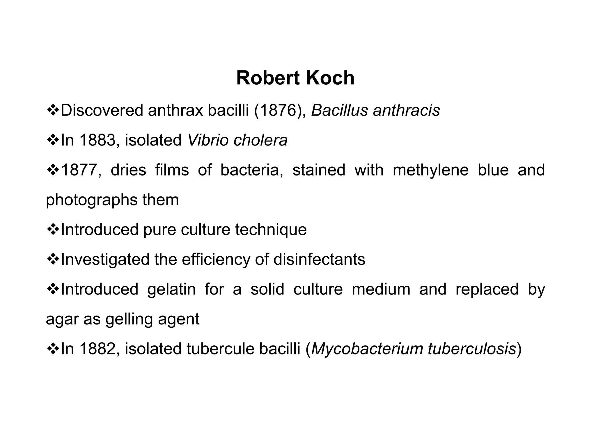 History of microbiology | PPTX