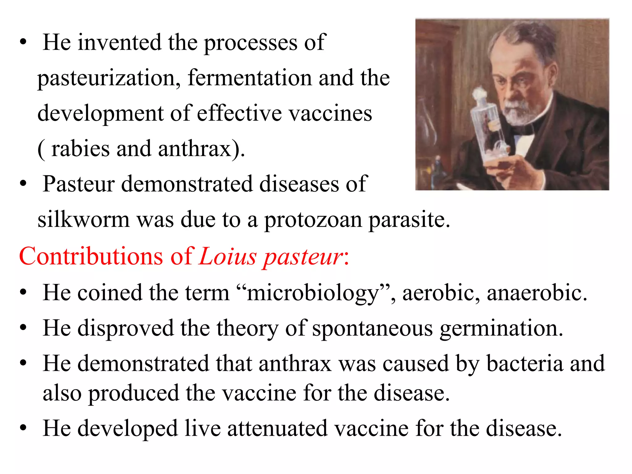 History of microbiology | PPTX