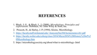 History of microbiology | PPTX