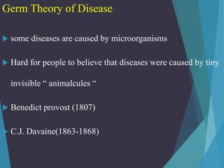 History of microbiology | PPTX