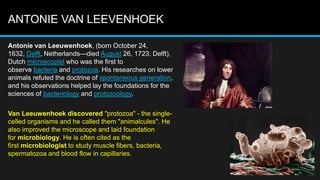 History of microbiology | PPT