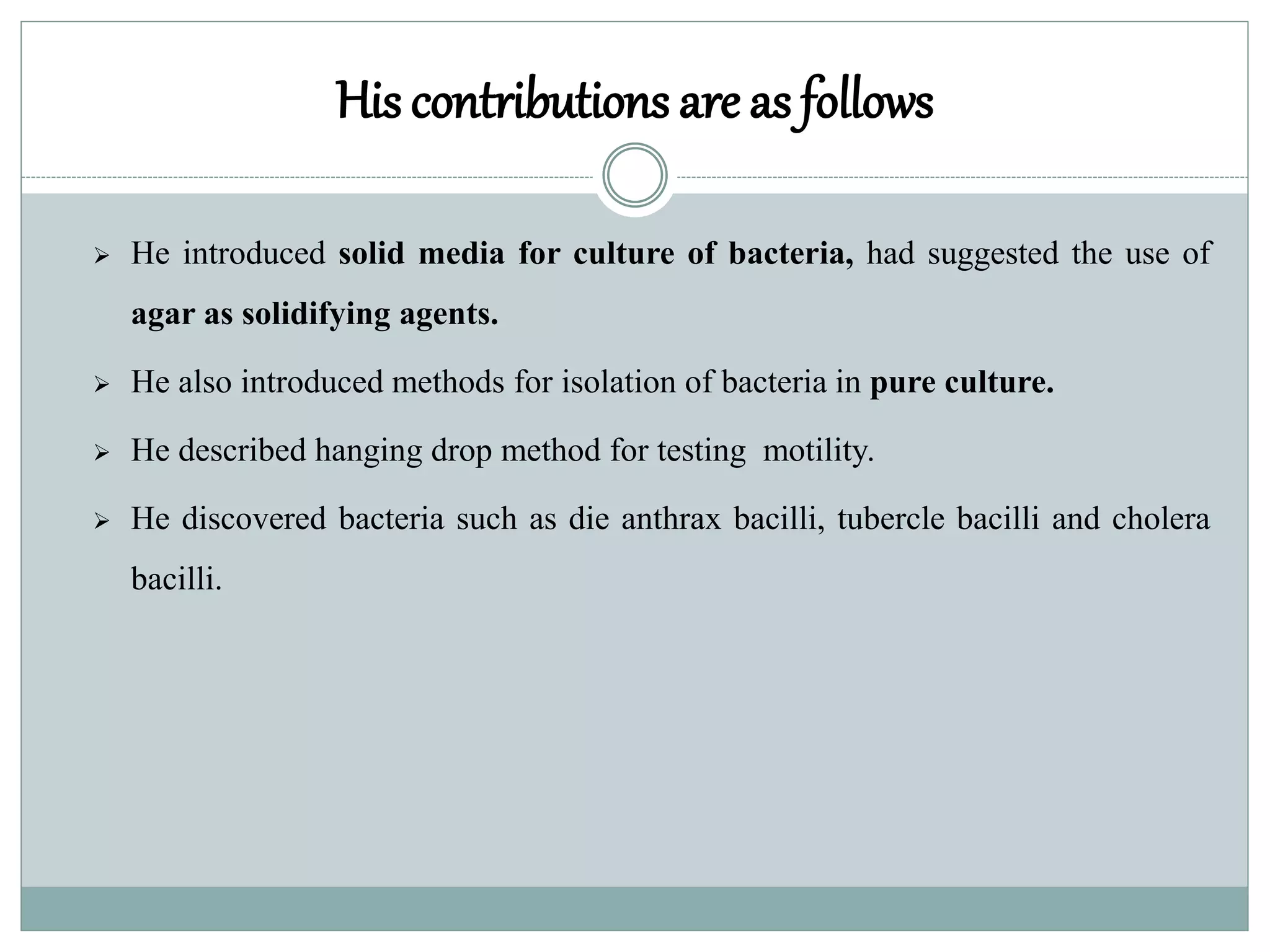 History of microbiology | PPTX