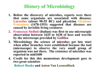 History of microbiology (2) | PPTX