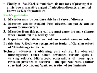 History of microbiology (2) | PPTX