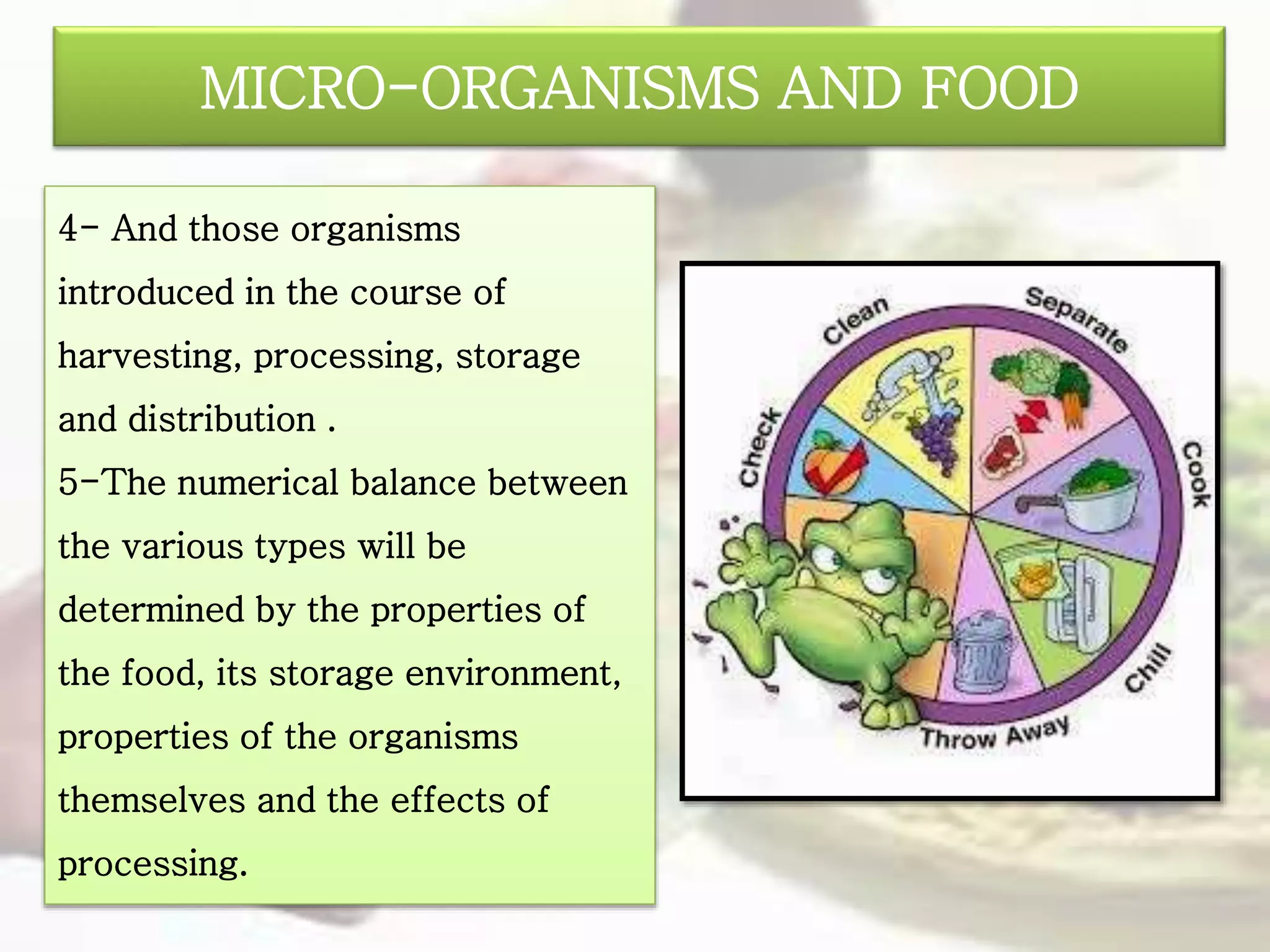History of microorganisms in food | PPTX