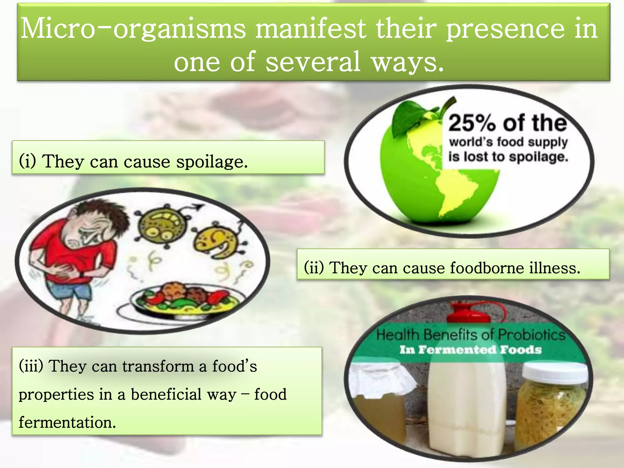 History of microorganisms in food | PPTX