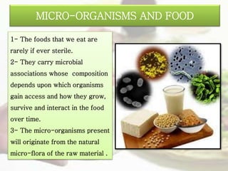 History of microorganisms in food | PPTX